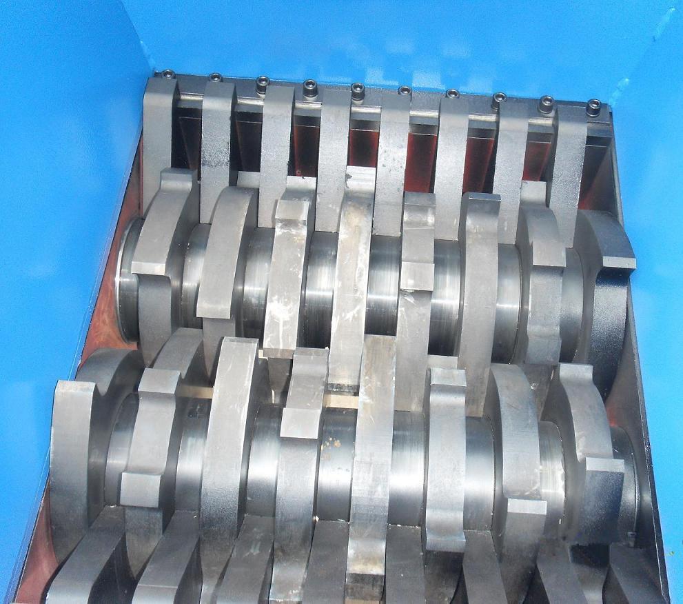 Double shaft shredder machine blade | High Speed Mixer|PVC Mixing ...