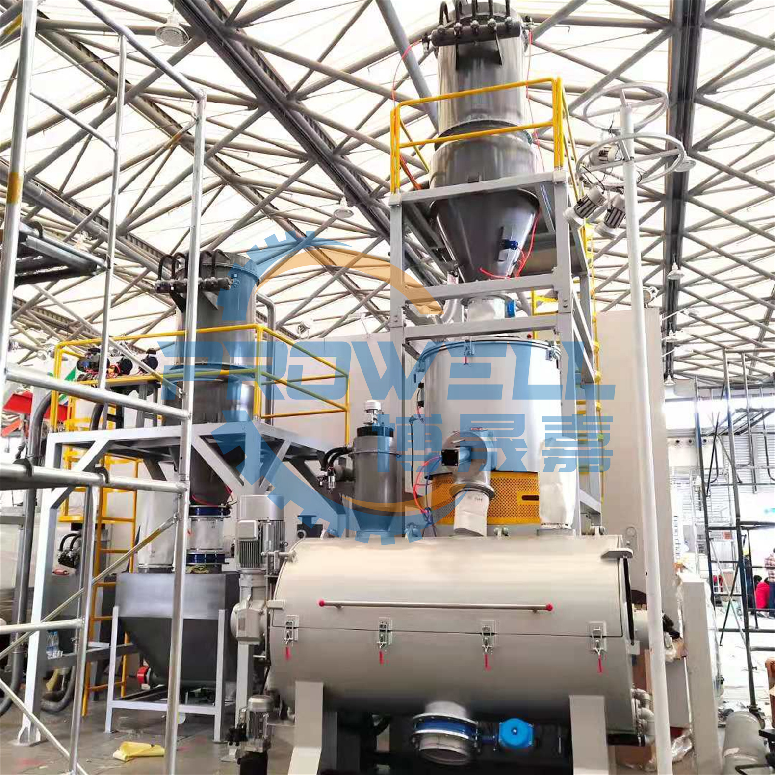 Automatic Plastic PVC Feeding Dosing Mixing Machine System