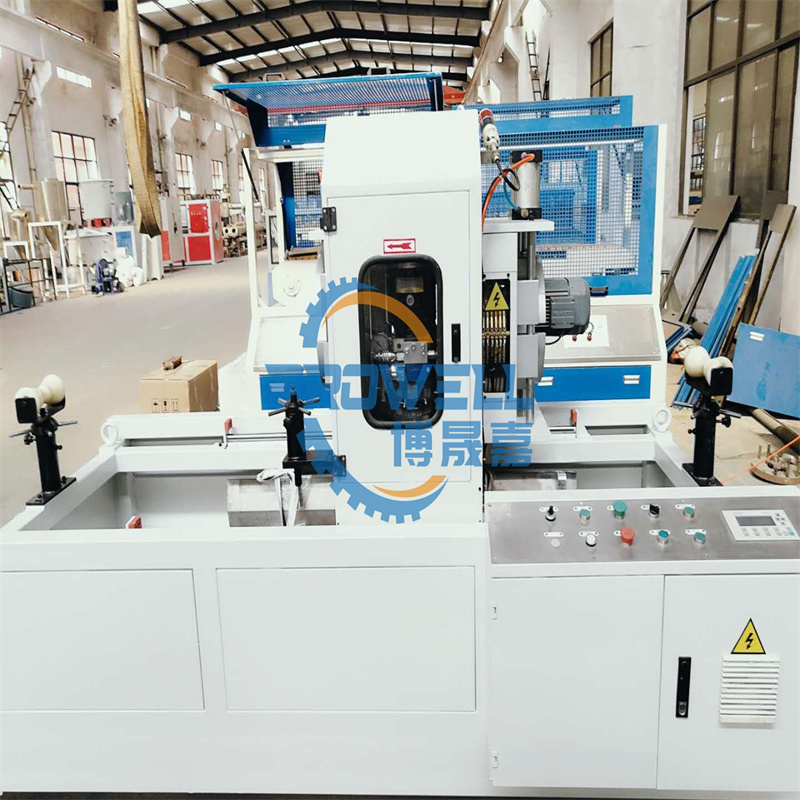Plastic Pipe Extrusion Machine Cutter/PVC PE Large Pipe Dustless ...