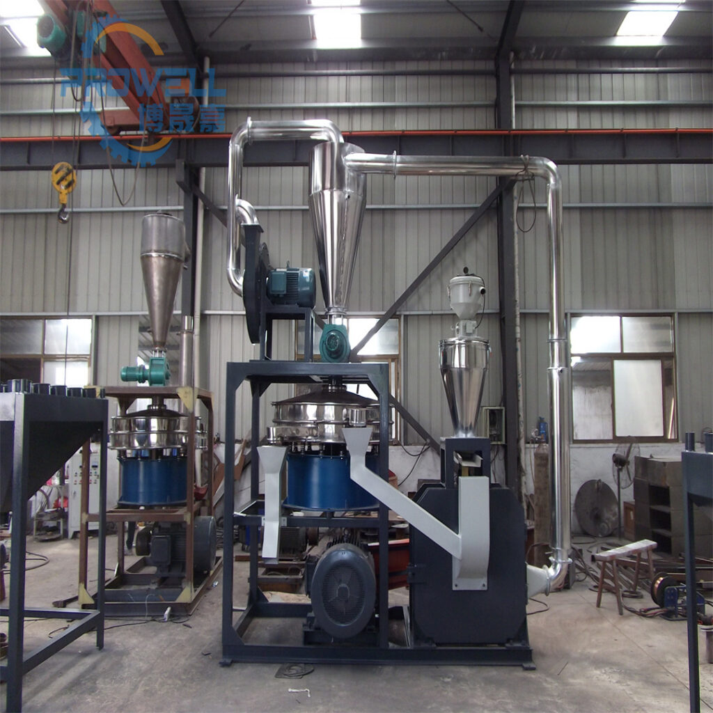 Automatic PE Flakes Pulverizer Machine Grinding Machine