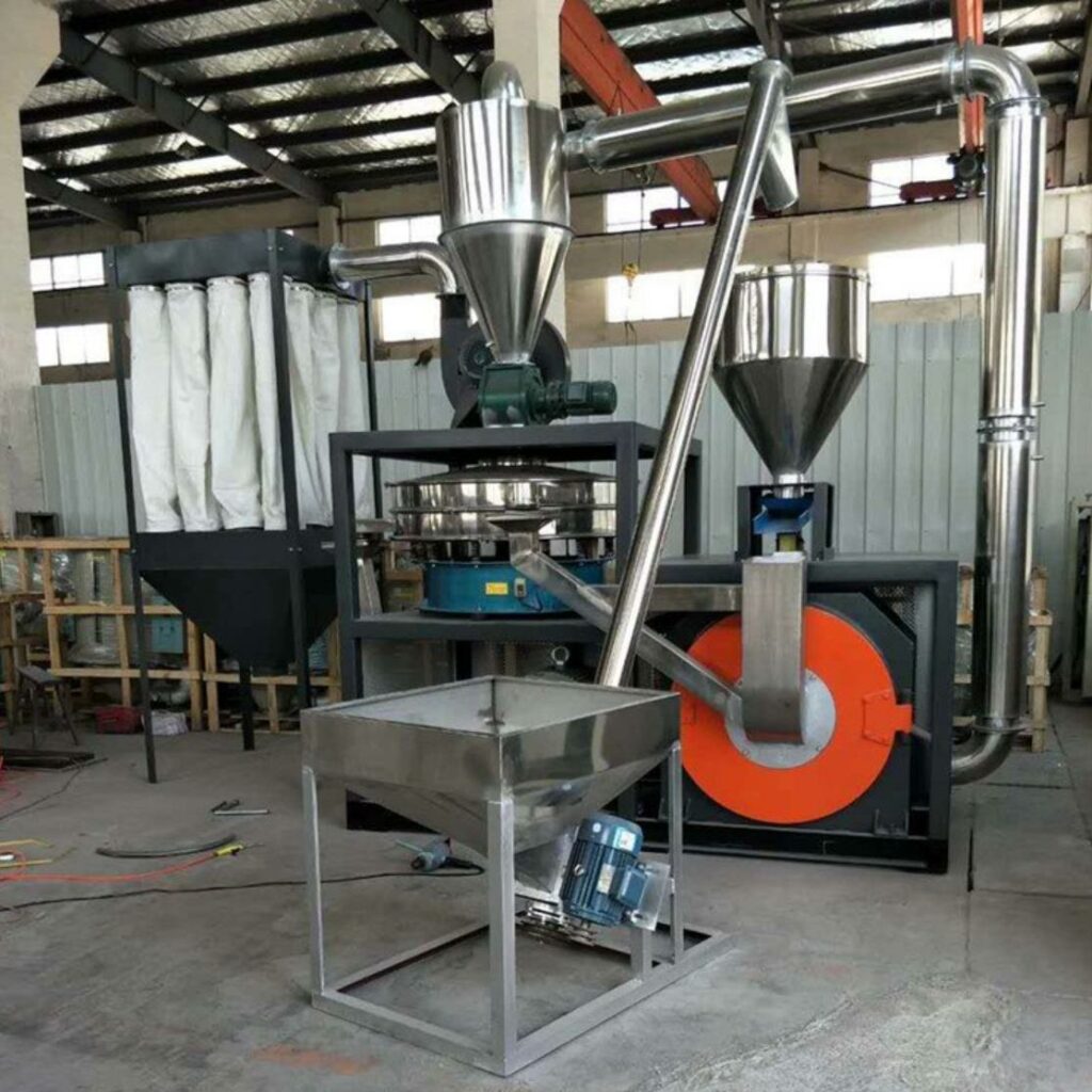 SMW Plastic Pulverizer Hard PVC Plastic Grinding Machine